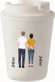 Personalizovaný cestovní termohrnek s párem