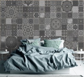 Gario Fototapeta Marocká šedá mozaika - Andrea Haase Materiál: Vliesová, Rozměry: 200 x 140 cm