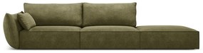 Zelená lenoška (levý roh) Vanda – Mazzini Sofas