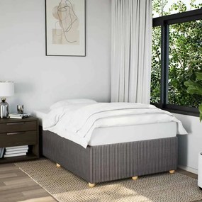 Rám postele bez matrací taupe 120x190 cm textil 3284925