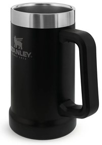 Černý termo hrnek z nerezové oceli 700 ml The Big Grip Beer Stein Black – Stanley
