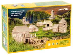 Walachia Dřevěná stavebnice Vario XL 184 dílů