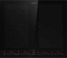 Klarstein Masterzone 60 Flex, indukční varná deska, max. 9600 W, vestavěný, 4 zóny Flex, technologie ThermoBoost, Smart Flex