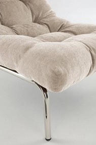 Béžové žinylkové křeslo Burleson – Jotex