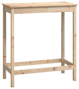 vidaXL Barový stolek 100 x 50 x 110 cm masivní borové dřevo