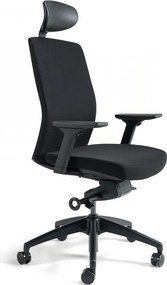 Office Pro Kancelářská ergonomická židle BESTUHL J2 SP — více barev, s podhlavníkem Černá 201