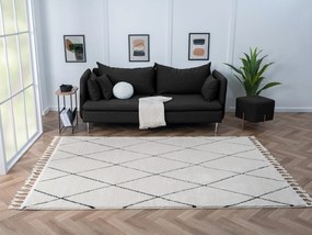 My Flair, Kusový koberec Moroccan Fantasy weiß, 200x290, černobílá, ložnice