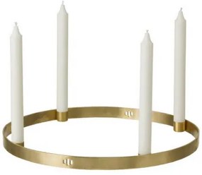 Candle Holder Circle Large brass Ferm Living