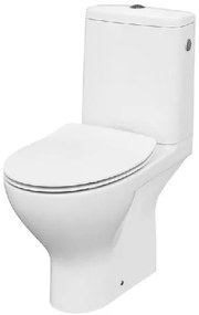 Cersanit Moduo - WC kombi se sedátkem SoftClose, vario odpad, boční napouštění, CleanOn, bílá K116-029