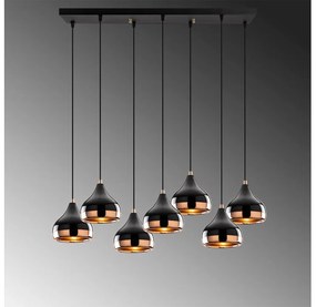 Designový lustr Salwah 88 cm černý