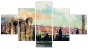 Obraz - Akropolis, Athény, Řecko (125x70 cm)