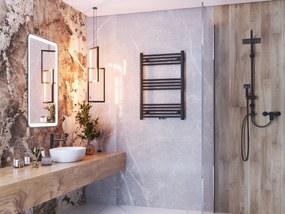 Erga Simple, topné těleso 900x600 mm, 410 W, černá, ERG-LAV-SIMP-9060-BK
