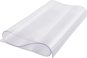 PVC chránič stolu 40,6 × 81,3 cm průhledný plastový 1,5 mm silný