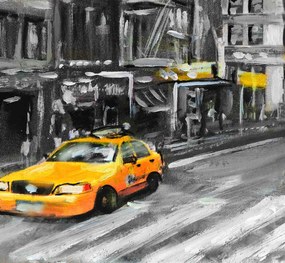 Obraz malovaný New York Velikost (šířka x výška): 60x50 cm