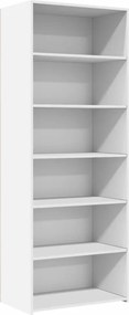 Skříň highboard bílá 70 x 41 x 185 cm kompozitní dřevo 3281687