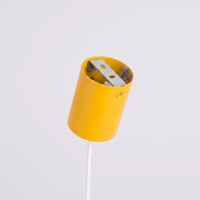 Sollux Lighting Lustr NOX 4L žlutý