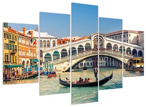 Obraz benátské gondoly (150x105 cm)