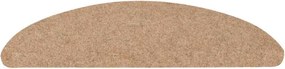 Samolepicí rohože na schody 20 ks béžová 56x17x3 cm 3365894