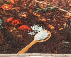 Kuchyňský koberec vícebarevný 60x180 cm pratelný 136627