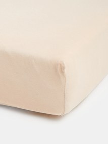 Sinsay - Bavlněné napínací prostěradlo s gumou - béžová