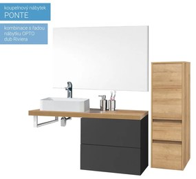 Mereo Mereo, Ponte, koupelnová skříňka 61 cm, Multidecor, CN290SBIAA
