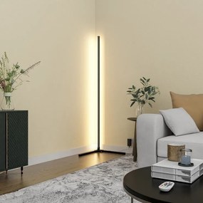 Stojací LED lampa s dálkovým ovládáním Milanno Black
