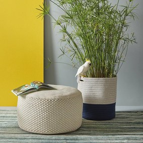 MEMEDESIGN - Pouf BERENICE OUTDOOR -  Ø80 cm