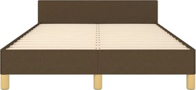 Rám postele bez matrací tmavě šedá 120x190 cm textil 3270537