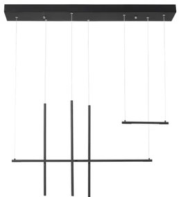 LED lustr Elettra 110 černé