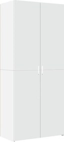 Skříň highboard bílá 80 x 42,5 x 249 cm kompozitní dřevo 3281364