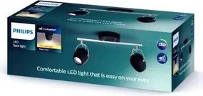 Philips Rivano bodové LED svítidlo 8,6W / 800lm / 2700K/  IP20 / černé