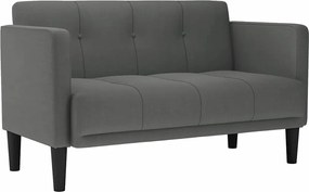 vidaXL Loveseat Sofa 111 cm textil [4100561] Barva: Modrá