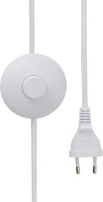 Bílá látková stojací lampa (výška 123 cm) Mila – Ellos Home