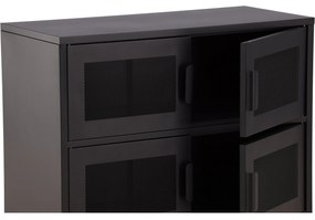 Skříňka Nett, černá, 90x75