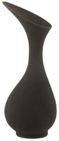 OnaDnes -20% Černá hliníková váza J-Line Rutie 60 cm