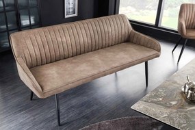 Designová lavice Esmeralda 160 cm taupe