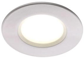 NORDLUX Set 3x zápustné LED stropní světlo CLARKSON, 3x4,8W, denní bílá, kulaté, bílé 47880101