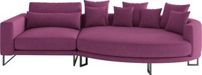 XXXLutz POHOVKA BIG SOFA, textil, magenta Livetastic - Pohovky - 001968009105