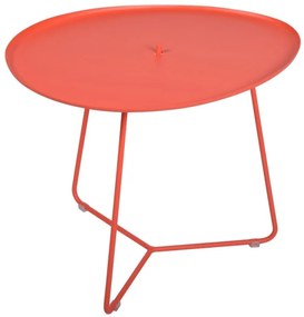 OnaDnes -20% Oranžový kovový konferenční stolek Fermob Cocotte 44 x 55 cm
