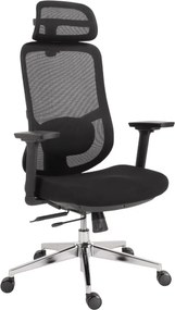 Kancelářská ergonomická židle Neoseat ALLY — černá, nosnost 150 kg