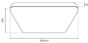 Stropní LED svítidlo Nemo, 1x LED 17w, 4000k, g