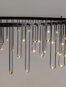 Luxusní lustr Stellar 80 černá