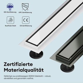 sprchový odtokový žlab DOPORRO se sifonem DB1 50-100cm