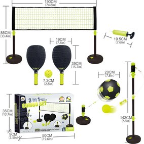 Dětská herní sada 3v1 inSPORTline CS190