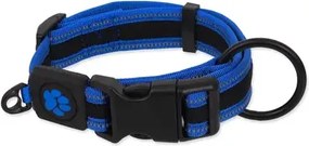 ACTIVE DOG Obojek Fluffy M modrá 2,5x33-48 cm / Nylonový obojek pro ps