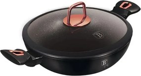 Hrnec mělký s poklicí 30 cm BerlingerHaus BH-7112 Black Rose