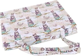 Bellatex Polstr na plážové lehátko potah na zip 55x195 cm Sovička