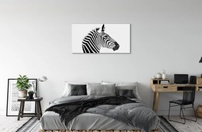 akrylový obraz Ilustrace zebra 100x50 cm