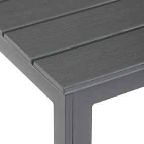 Zahradní sestava AZS-B1656 GREY, polywood, šedá (156 x 78) cm