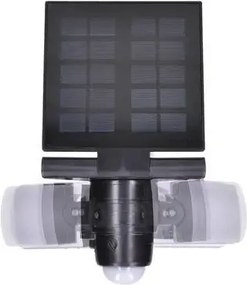 Solight WO772 LED solární osvětlení se senzorem 8W černá / 600lm / Li-
